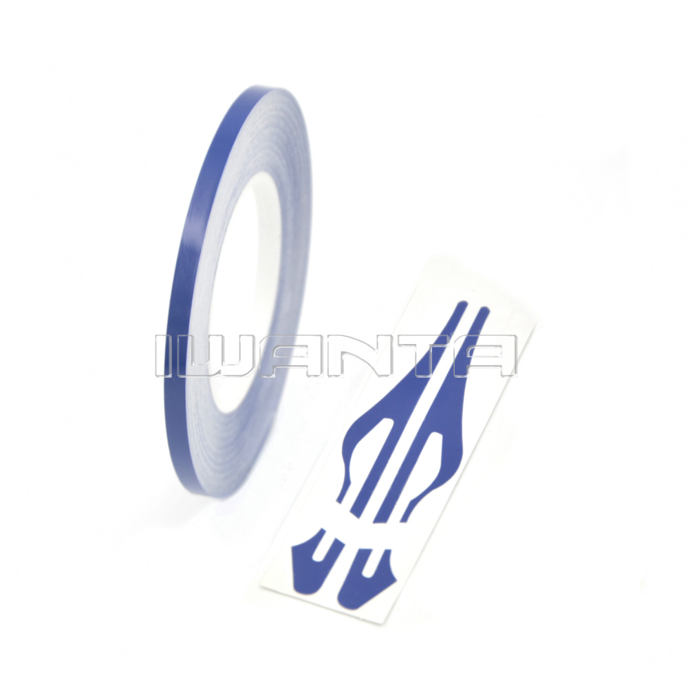 1/8" 3mm Dark Blue Pinstriping Pin Stripe DIY Line Vinyl Tape Decal ...